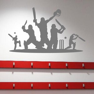 Cricket Wall Sticker, Cricket Wall Decal, Cricket Wall Art, Sport Wall ...