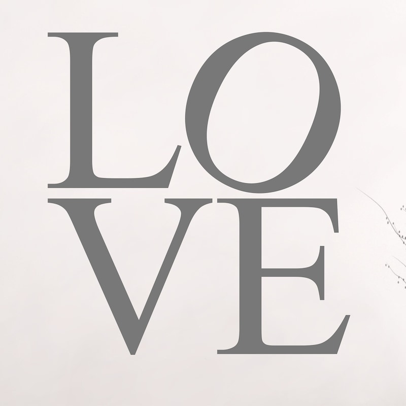 Love Wall Decal - Etsy