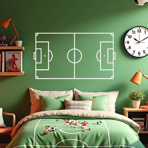 Football Field Wall Decals - Etsy