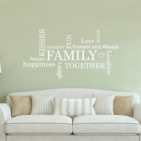 Family Wall Decal - Etsy Australia