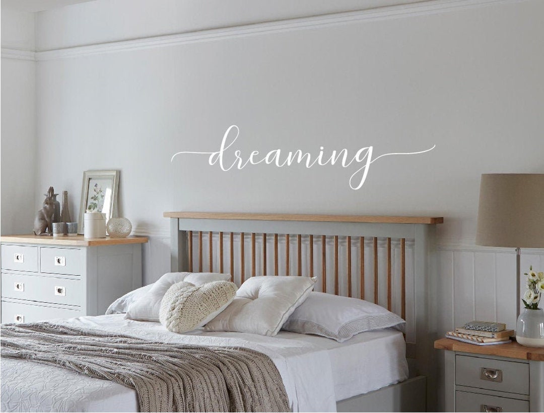 Dreaming Word Wall Sticker, Dreaming Wall Decal, Dreaming Wall Art ...