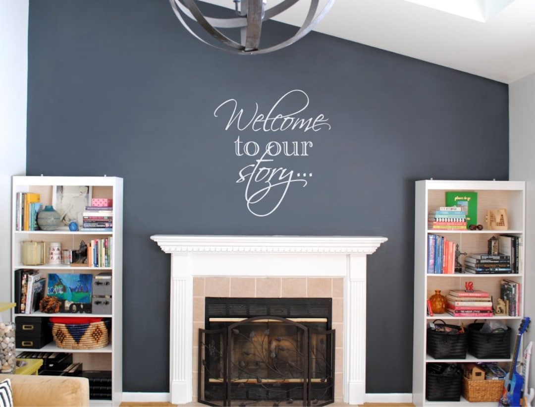Welcome to Our Story Wall Sticker, Welcome to Our Story Decal, Wall ...
