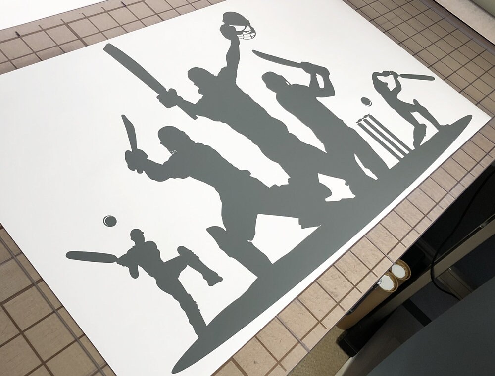 Cricket Wall Sticker, Cricket Wall Decal, Cricket Wall Art, Sport Wall ...