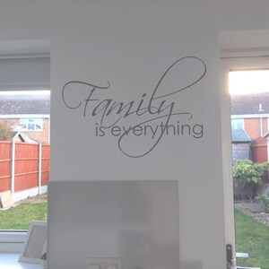 Family is Everything Wall Sticker, Family Wall Stickers, Family Wall ...