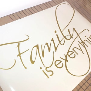 Family is Everything Wall Sticker, Family Wall Stickers, Family Wall ...