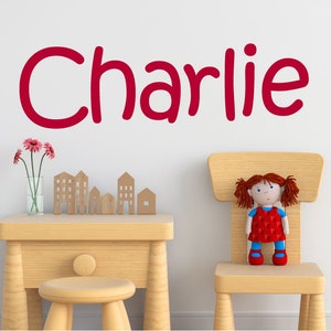 Custom Wall Sticker Name, Kids Gift Ideas, Large Wall Name, Boy Wall ...