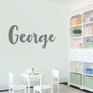 Custom Wall Sticker Name, Kids Gift Ideas, Large Wall Name, Boy Wall ...