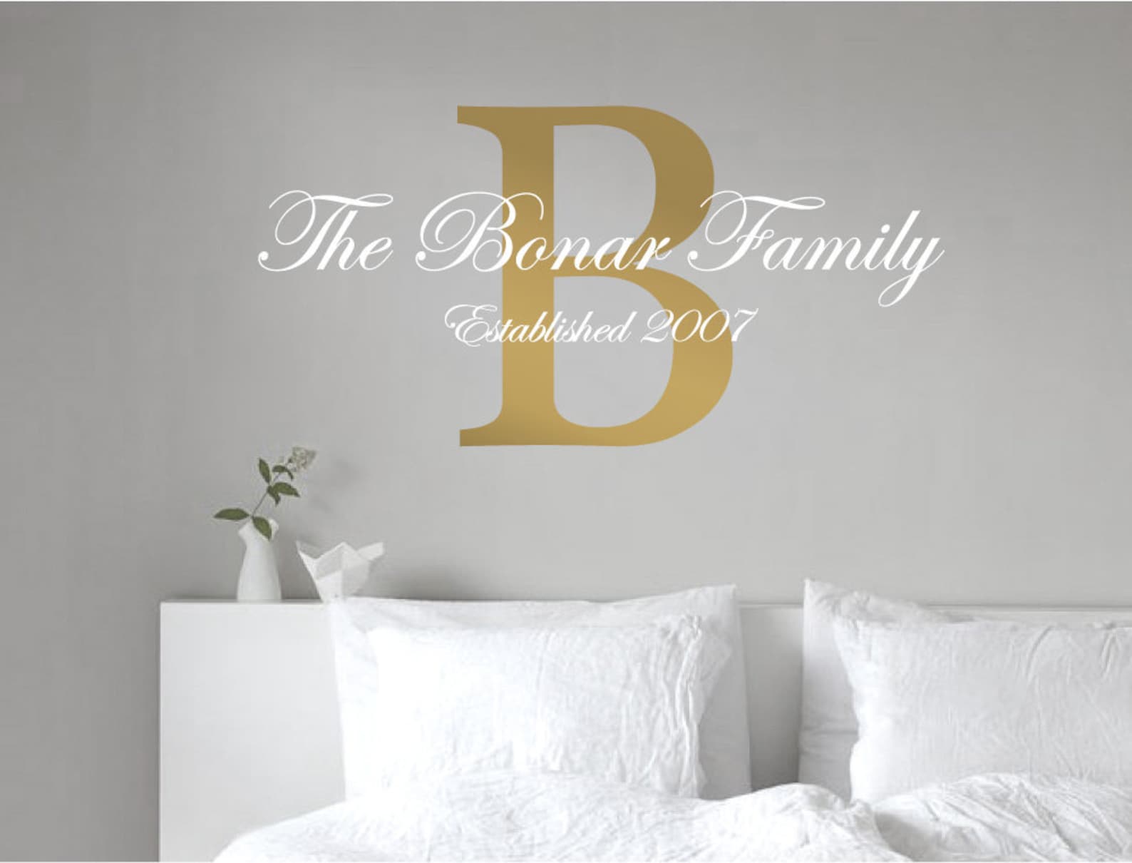 Personalised Family Name Wall Sticker Family Wall Art - Etsy UK