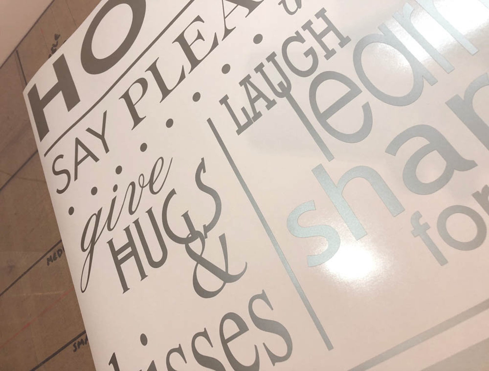 House Rules Wall Sticker House Rules Wall Decal House Rules - Etsy UK