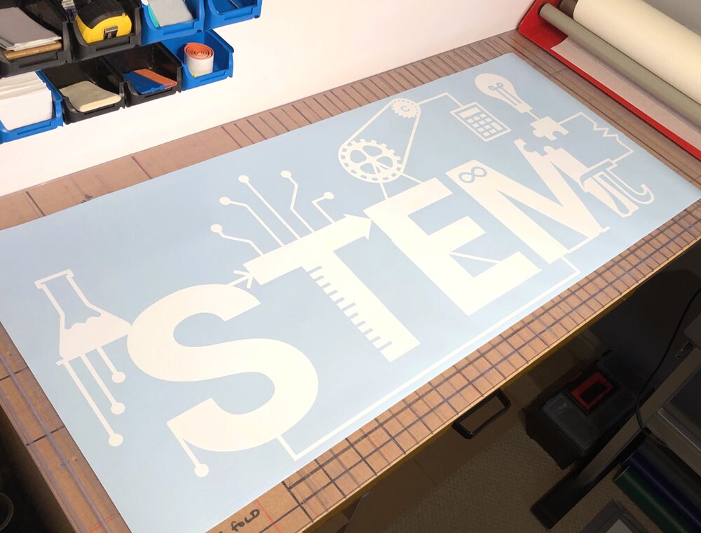 STEM Wall Sticker Science Wall Art School Wall Stickers | Etsy