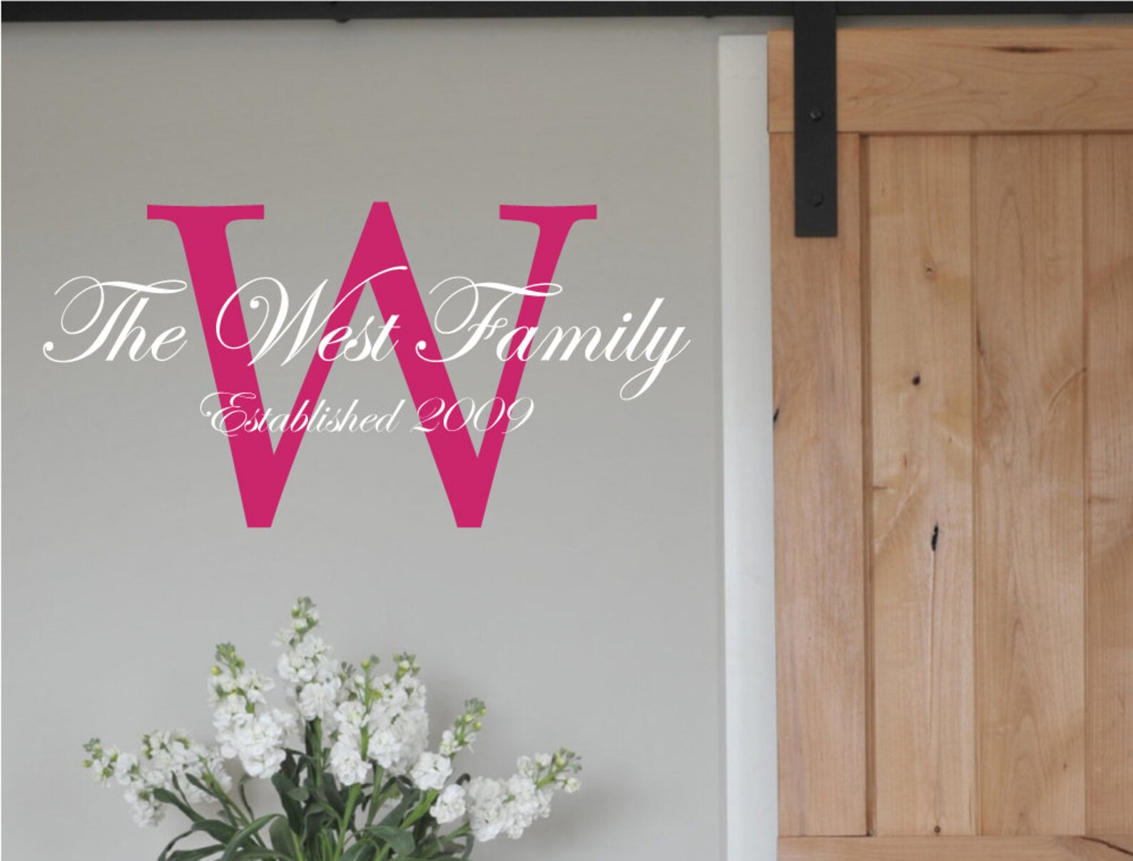 Personalised Family Name Wall Sticker Family Wall Art - Etsy UK