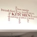 Kitchen Wall Art Word Art, Kitchen Wall Decor, Kitchen Wall Sticker ...