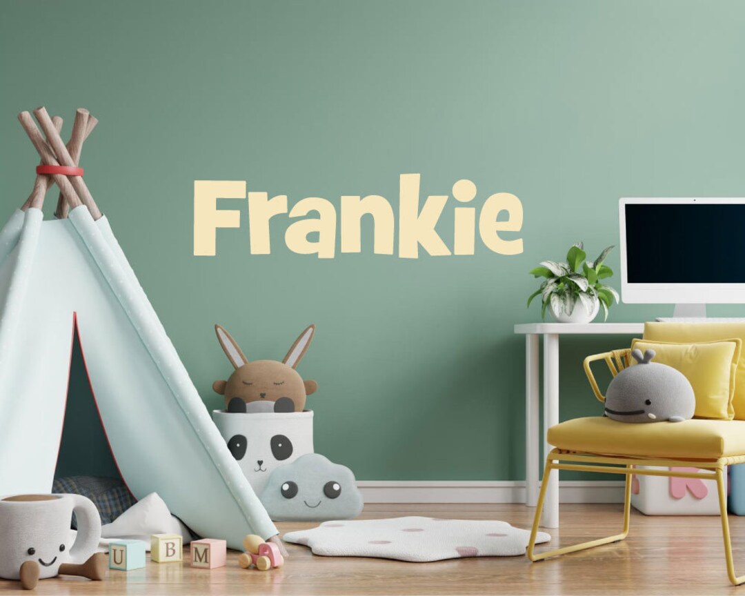 Custom Wall Sticker Name, Kids Gift Ideas, Large Wall Name, Boy Wall ...
