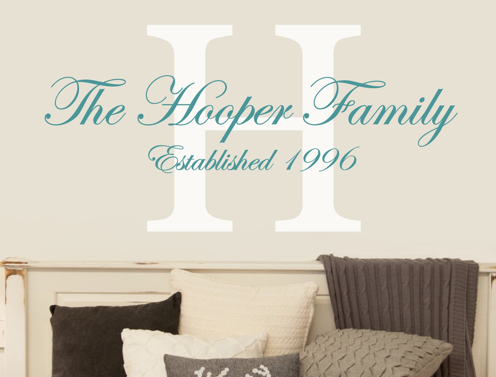 Personalised Family Name Wall Sticker Family Wall Art - Etsy UK