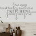 Kitchen Wall Art Word Art, Kitchen Wall Decor, Kitchen Wall Sticker ...