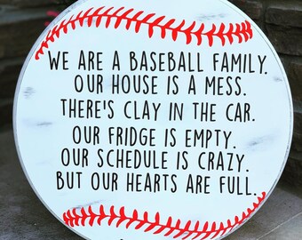 Baseball Door Sign - Etsy
