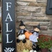 Handcrafted Hello Fall Porch Sign: Farmhouse Autumn Decor - Etsy