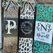 Cheetah Leopard Porch Sign, Personalized Porch Leaner, Last Name Porch ...