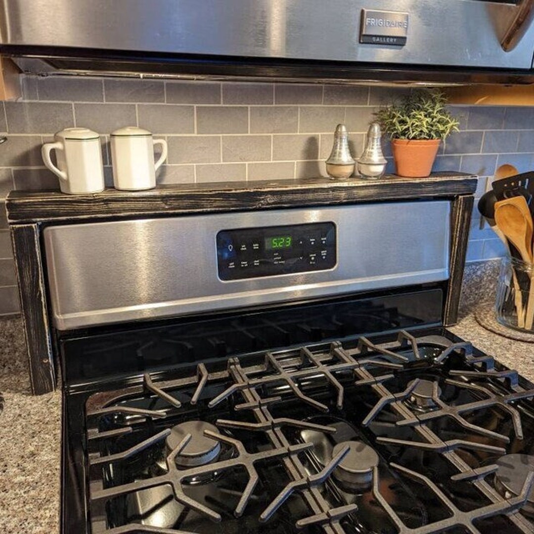 Christmas Gift for Cook Over Stove Spice Rack Rustic Farmhouse Spice ...