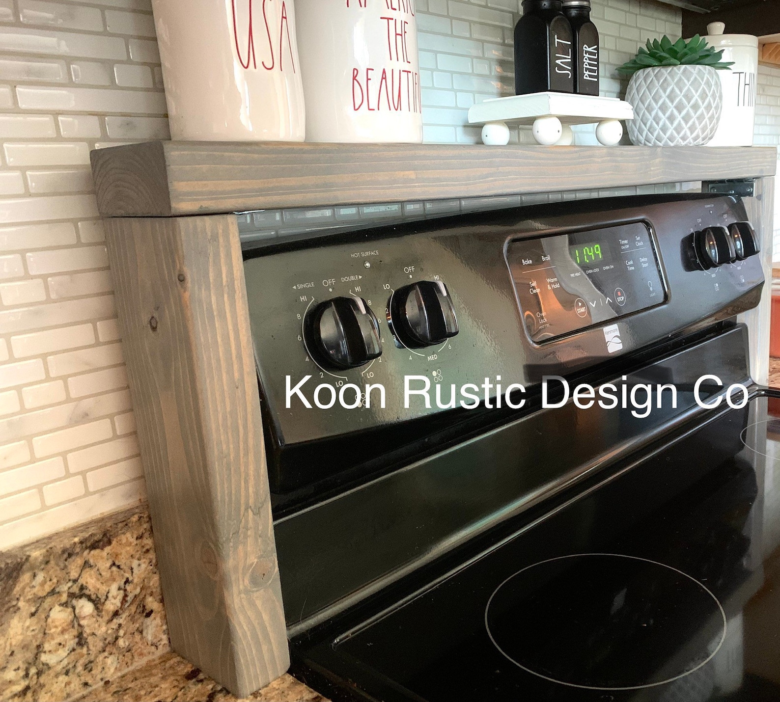 Over Stove Spice Rack Rustic Farmhouse Spice Storage Shelf - Etsy Canada