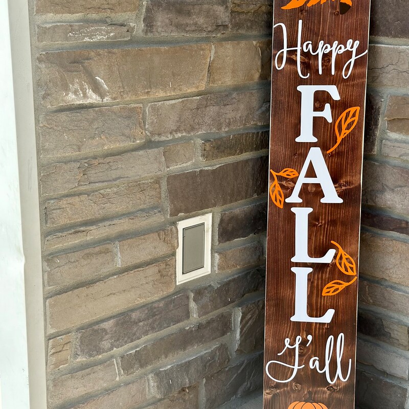 Happy Fall Porch Sign Svg - Etsy