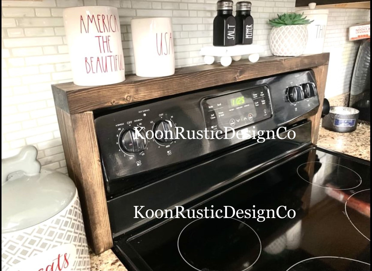 Over Stove Spice Rack Rustic Farmhouse Spice Storage Shelf - Etsy Canada