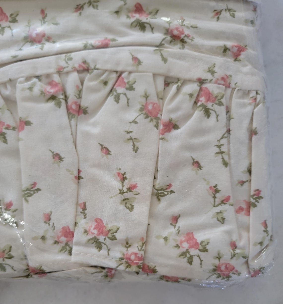 NOS - Vintage Lauren Ralph Lauren "casey" Flat Sheet W/ruffles. Country ...