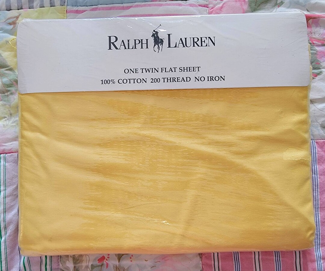 NOS - Vintage Polo Ralph Lauren Flat Sheet - Twin Size [569] - Etsy