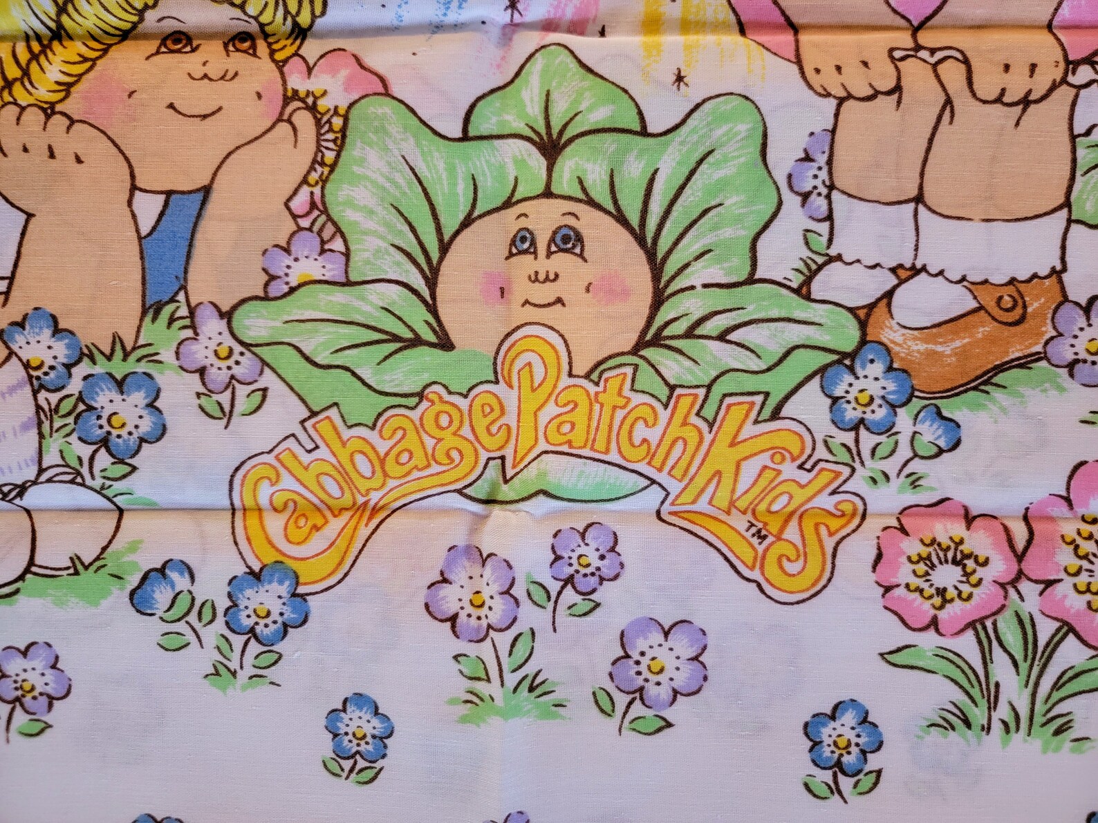 NOS Vintage Cabbage Patch Kids Pillowcase by Springs - Standard Size ...