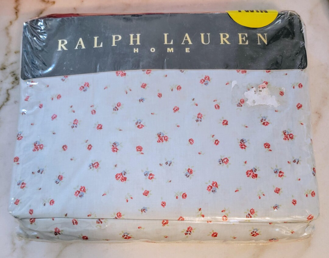 NOS - Vintage Ralph Lauren "clementine" Fitted Sheet - Twin Size ...