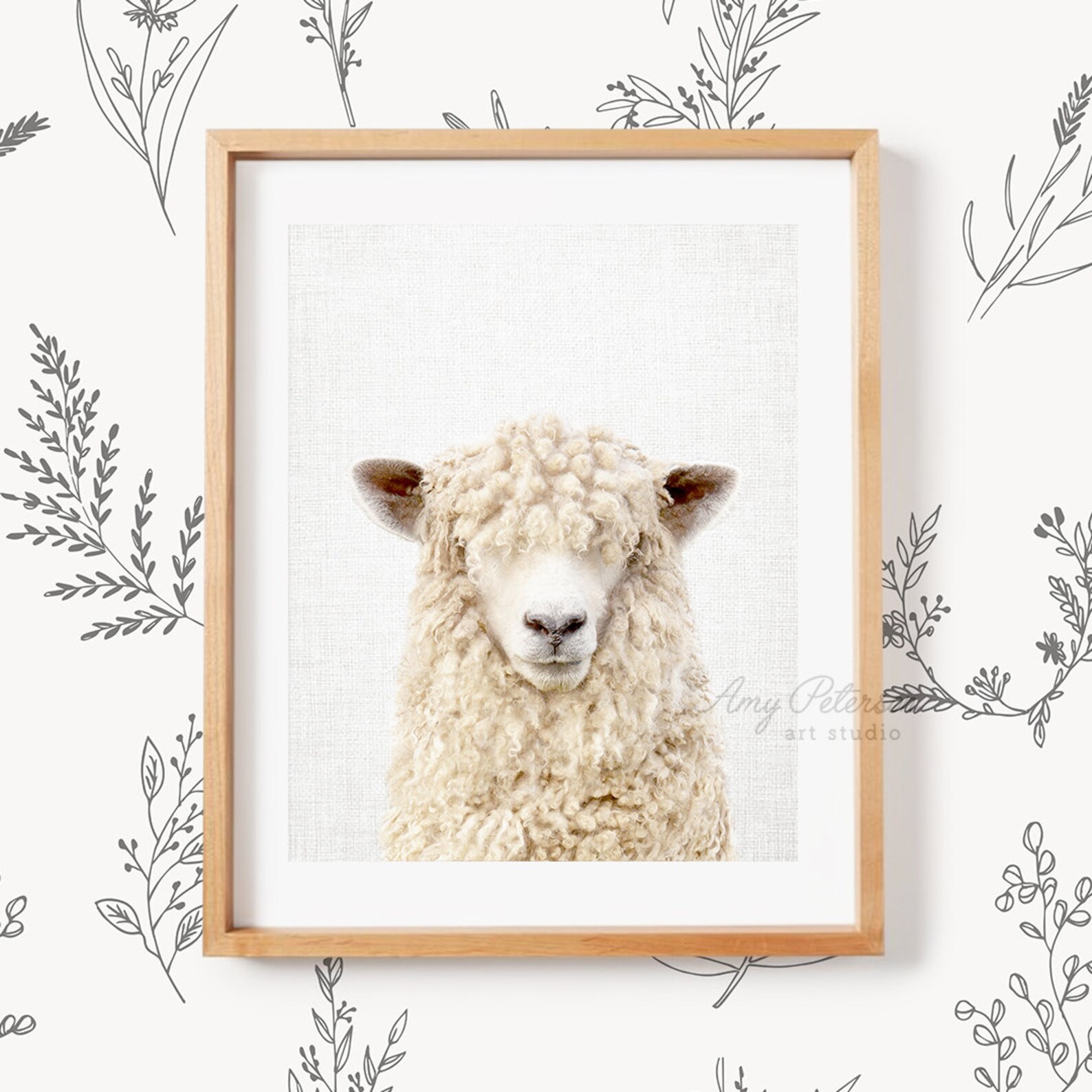 Sheep Photo Print Farm Animal Wall Art Sheep Portrait Sheep - Etsy