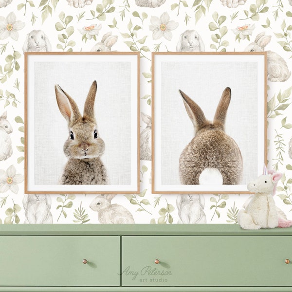 Bunny Nursery Art - Etsy