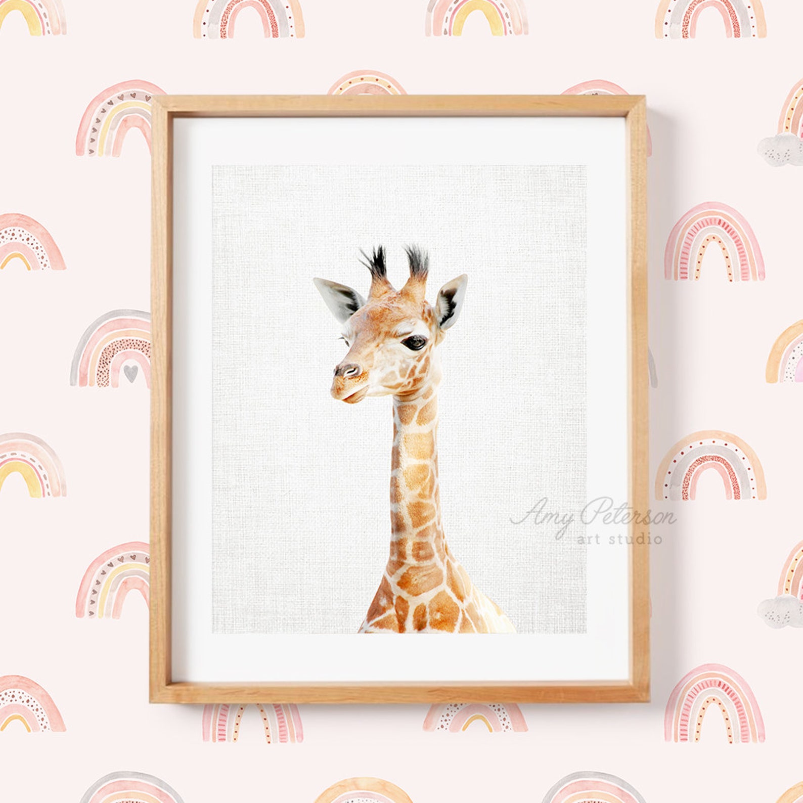 Giraffe Print as Seen in Homegoods Safari Giraffe Art Print - Etsy