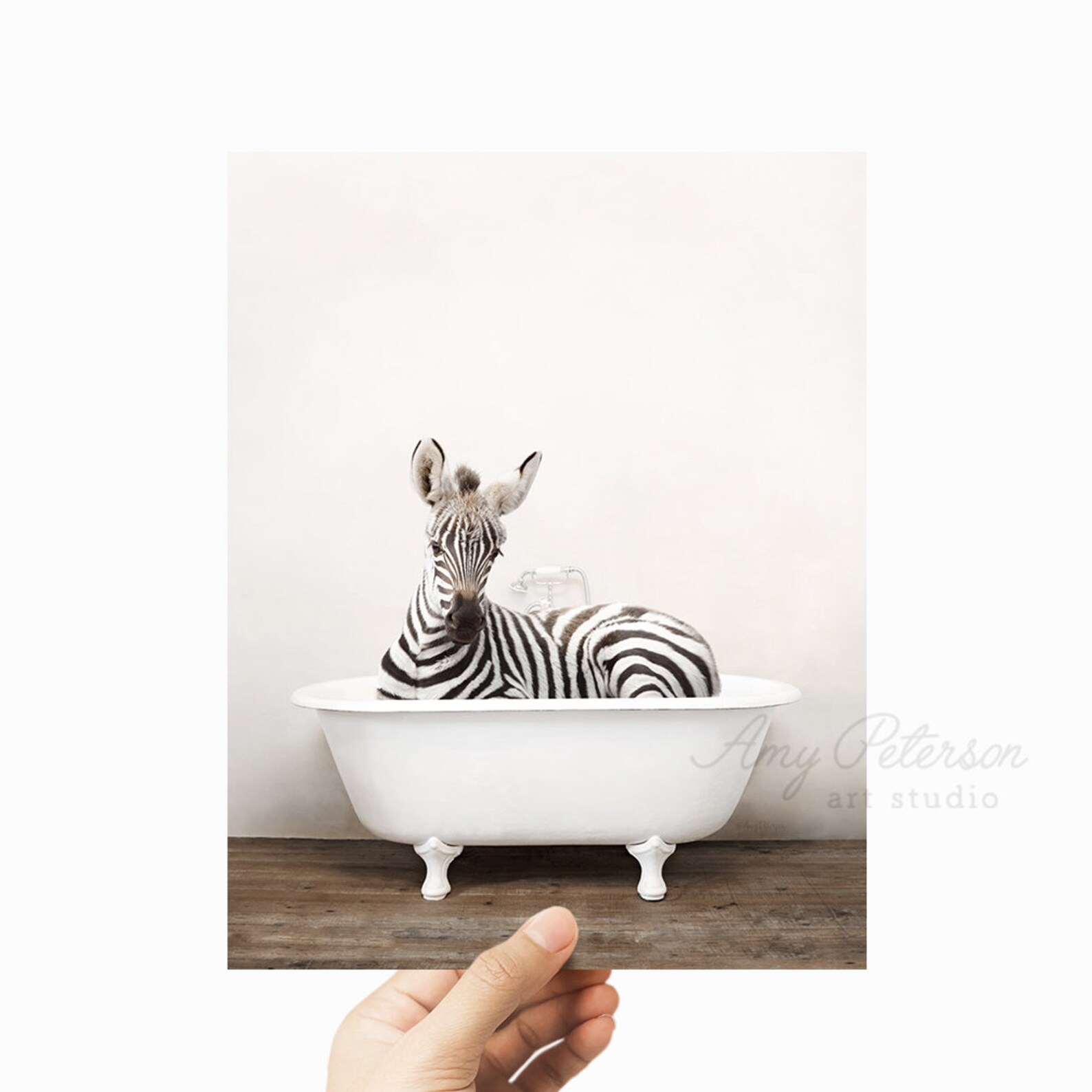 Zebra in a Vintage Bathtub Rustic Bath Style Zebra in Tub - Etsy