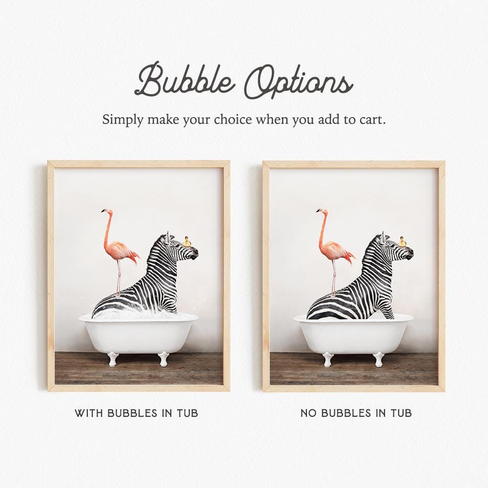 Stacked Safari Animals in a Vintage Bathtub, Rustic Bath Style, Animal ...