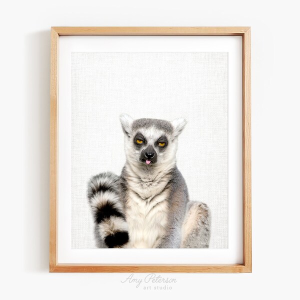 Lemur Art - Etsy