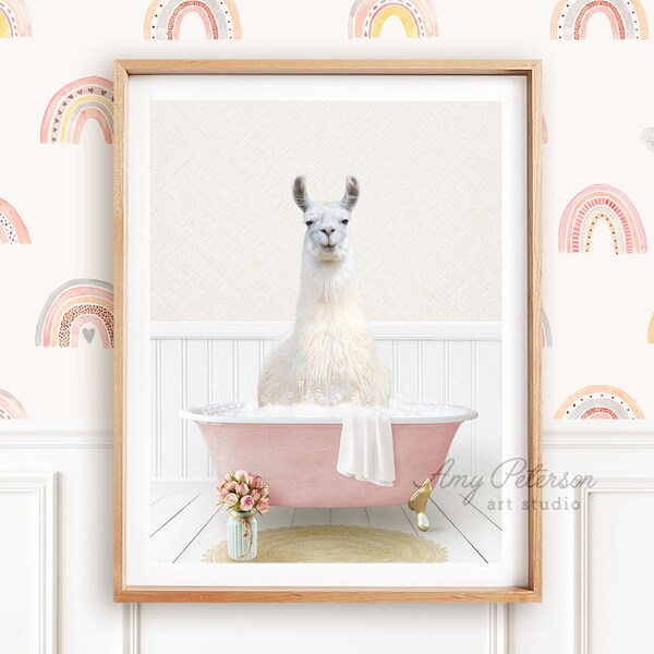 Llama Art Print - Etsy
