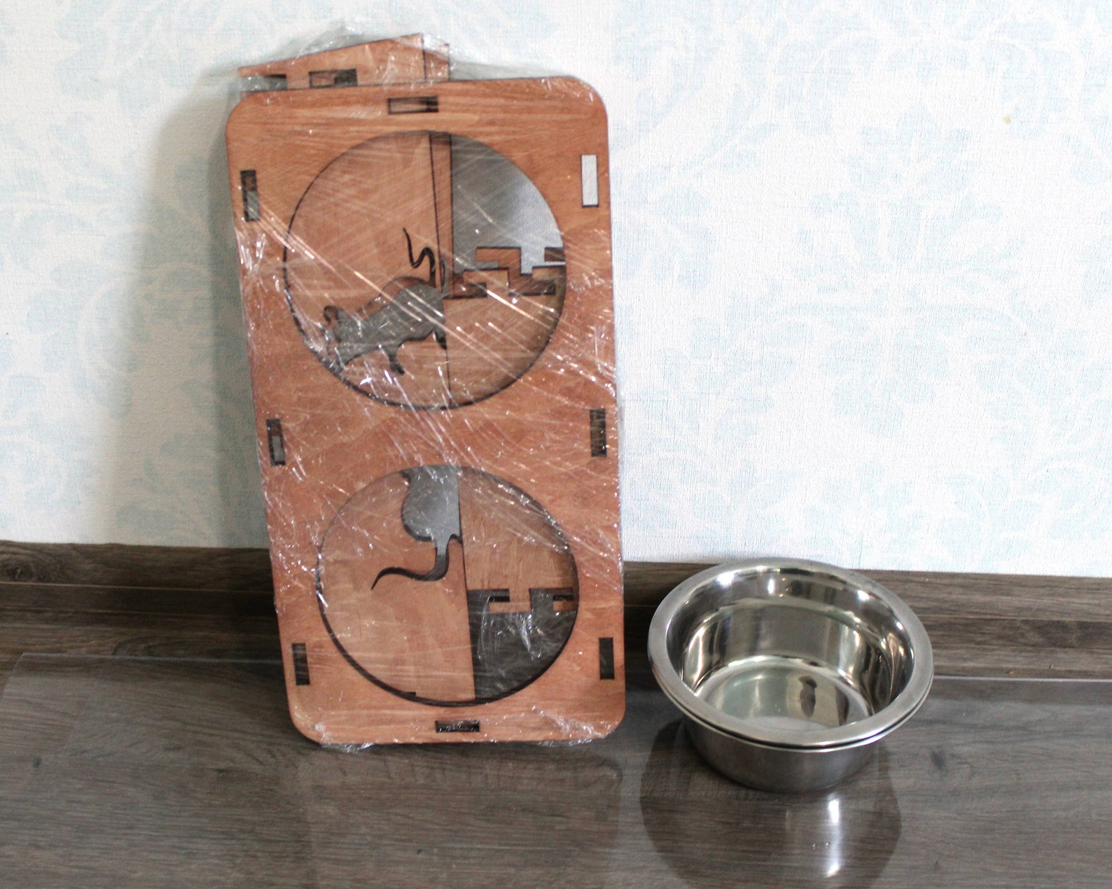 Cat Bowl Stand Cat Feeding Stand Raised Cat Bowl Elevated - Etsy