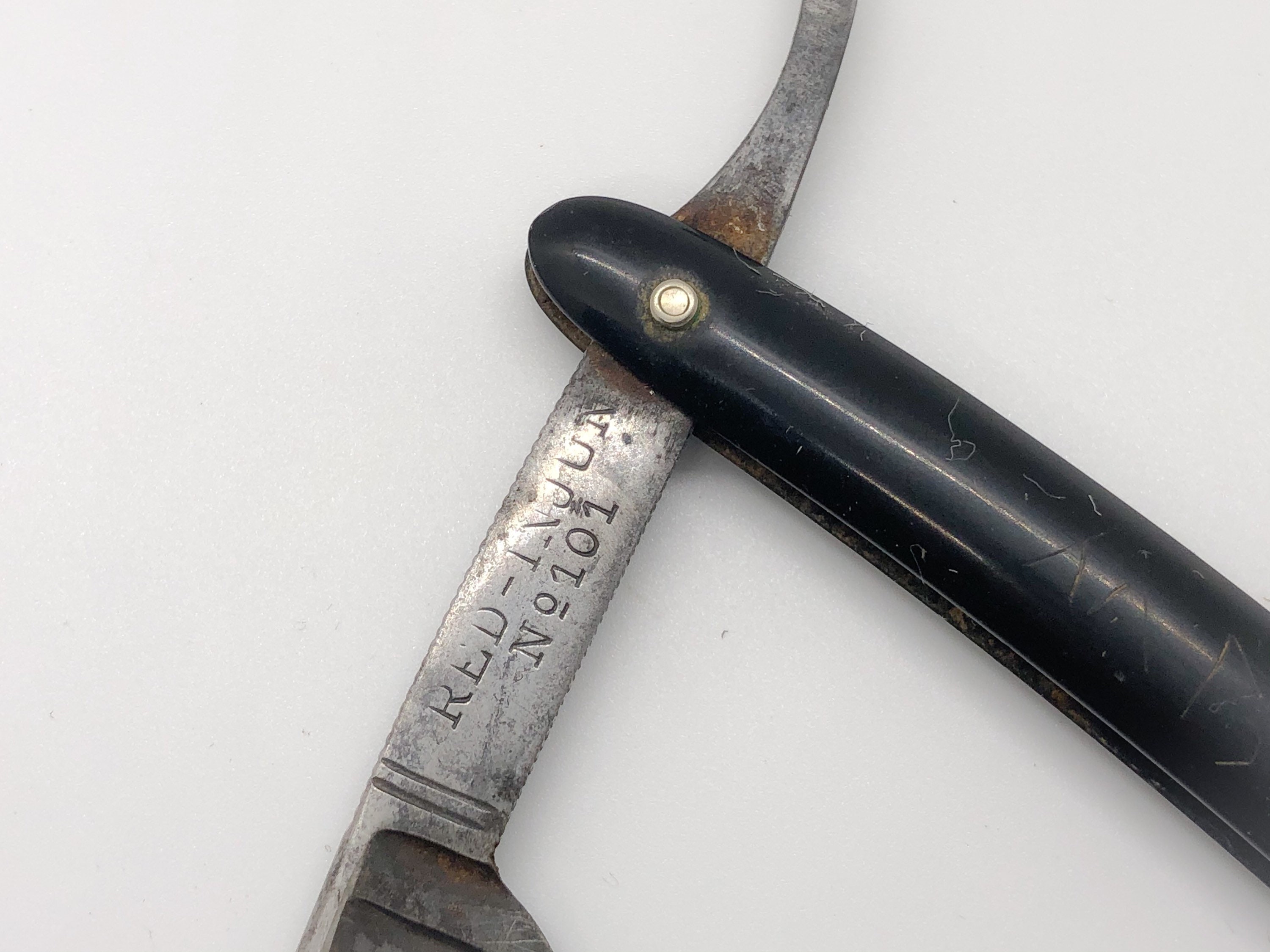 H Boker Red Injun Razor No. 101 - Vintage Straight Razor - Etsy