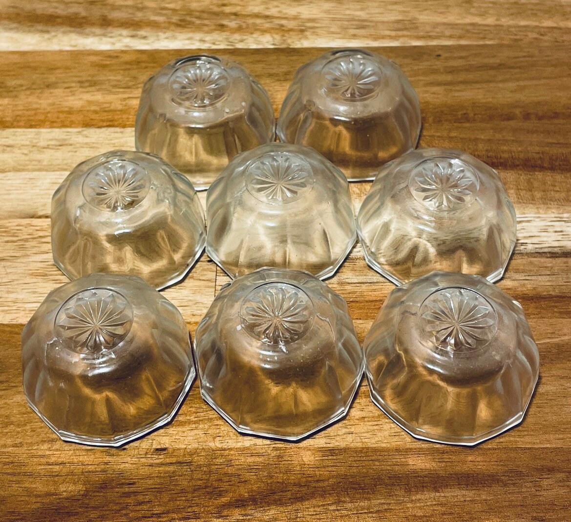 Vintage Crystal Salt Cellars With Spoons. Set of 8 - Etsy