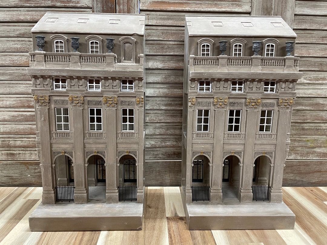 Vintage Timothy Richards Le Palais Royal, Paris Plaster Bookends - Etsy