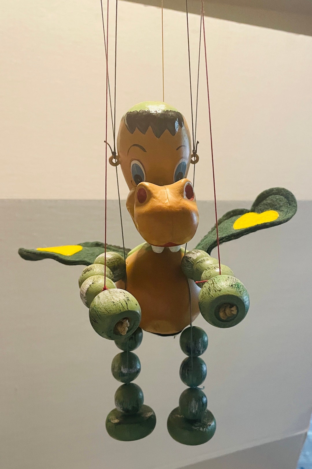 Vintage Pelham Dragon Puppet With Original Box - Etsy