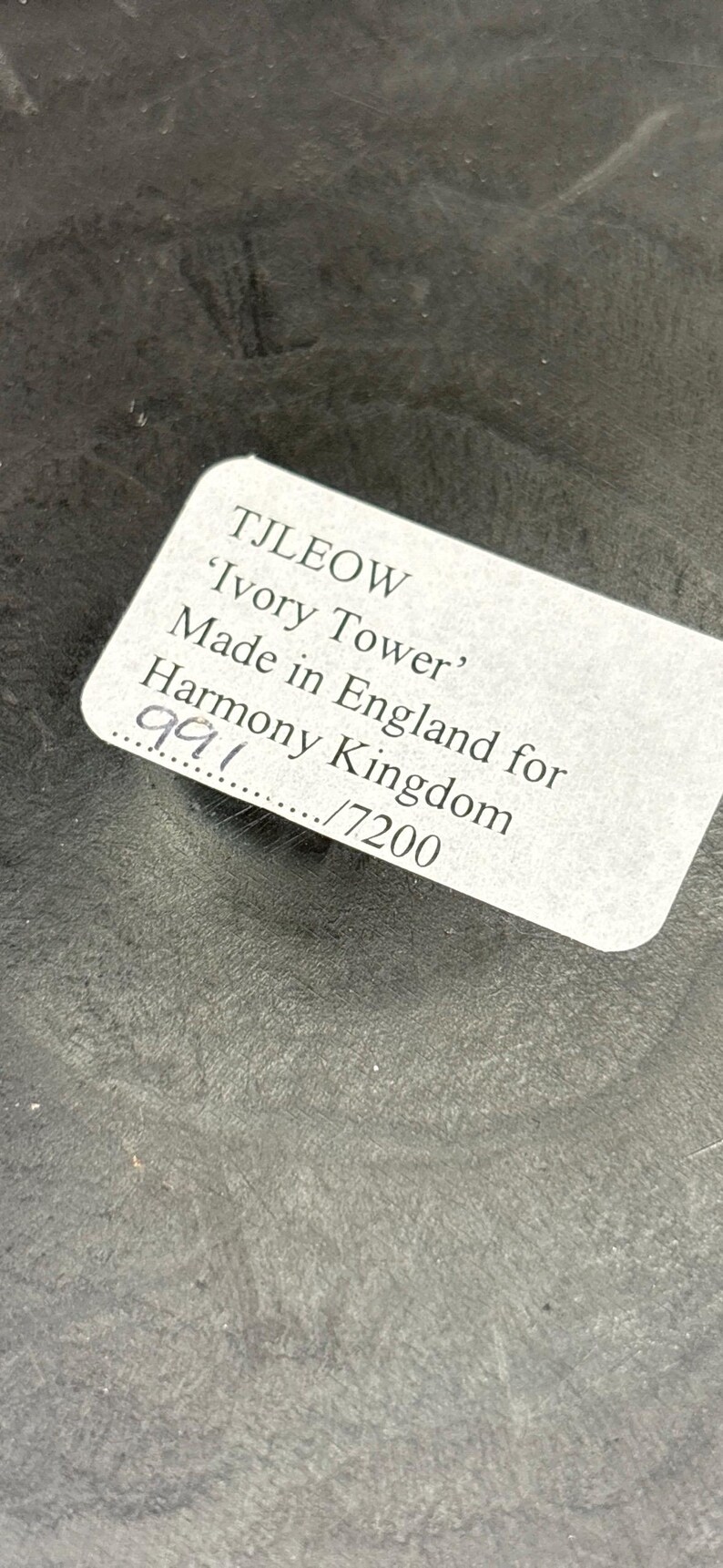 Harmony Kingdom Signed David Lawrence Ivory Tower Retired Resin ...