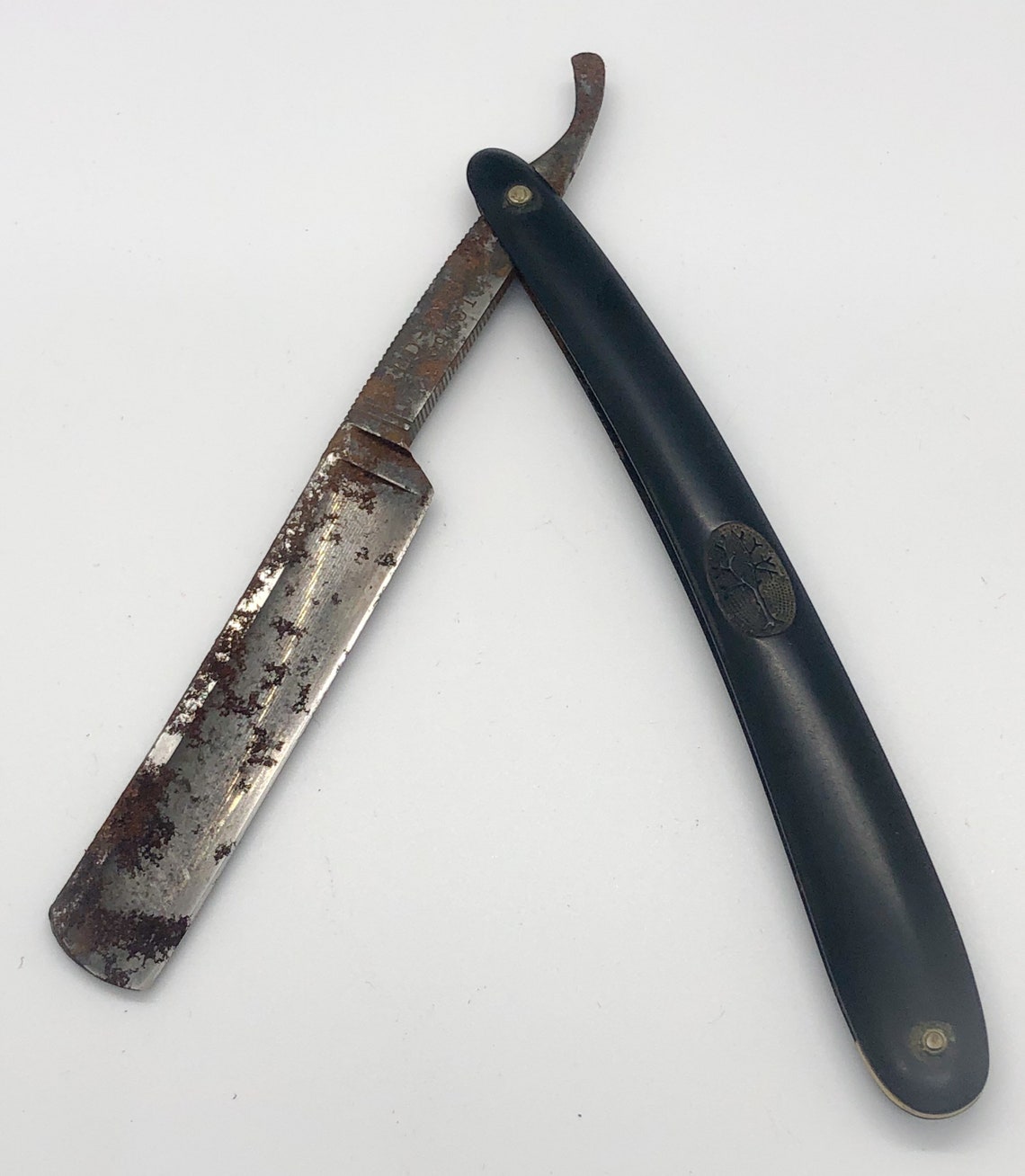 H Boker Red Injun Razor No. 101 - Vintage Straight Razor - Etsy