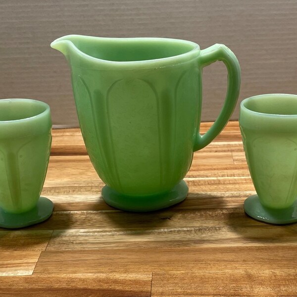 Jadeite Pitcher - Etsy