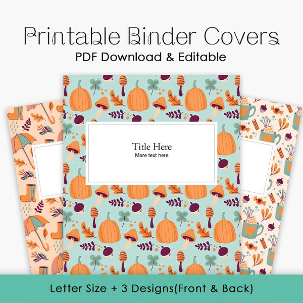 Autumn Printables - Etsy