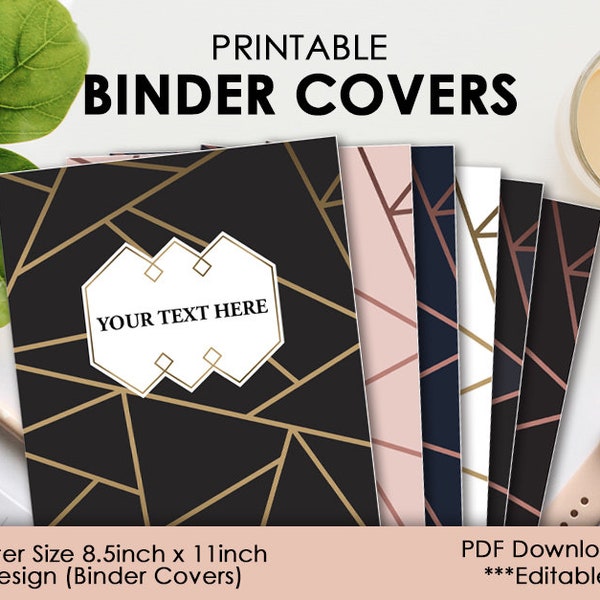 Binder Cover - Etsy