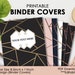 Editable Printable Binder Cover Set - Etsy