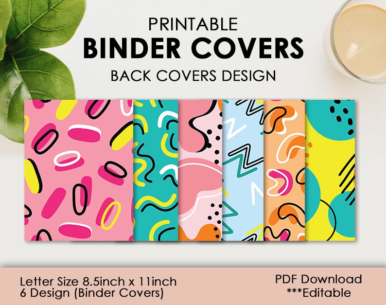 Binder Cover Printable | Binder Cover and Spines Printable | Binder ...