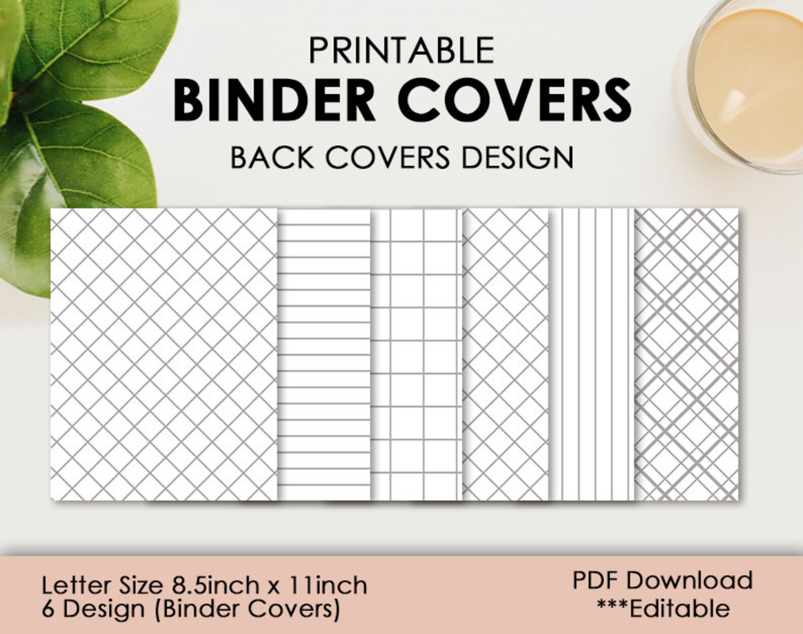 Binder Cover Printable | Binder Cover and Spines Printable | Binder ...